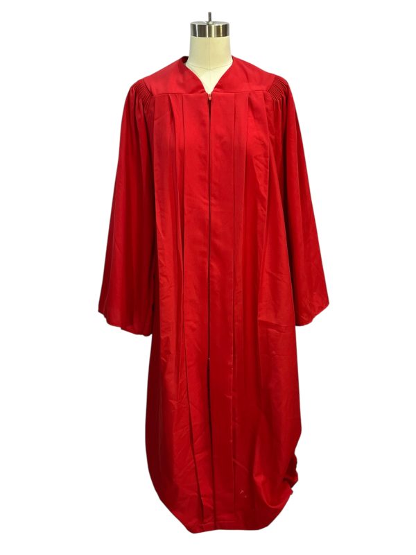 Red Grad/Judge Robe -Rental | Theatre Garage