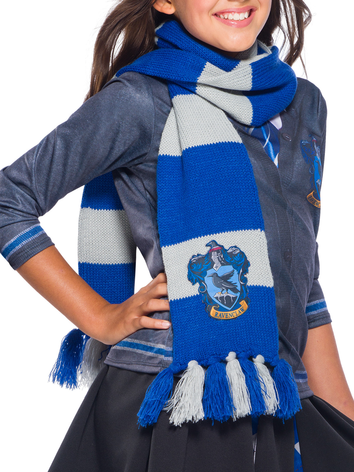 Knitted Ravenclaw Scarf - Theatre GarageTheatre Garage