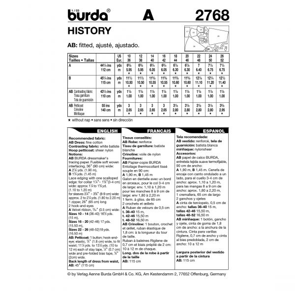 2768 Historical Dress | Theatre Garage