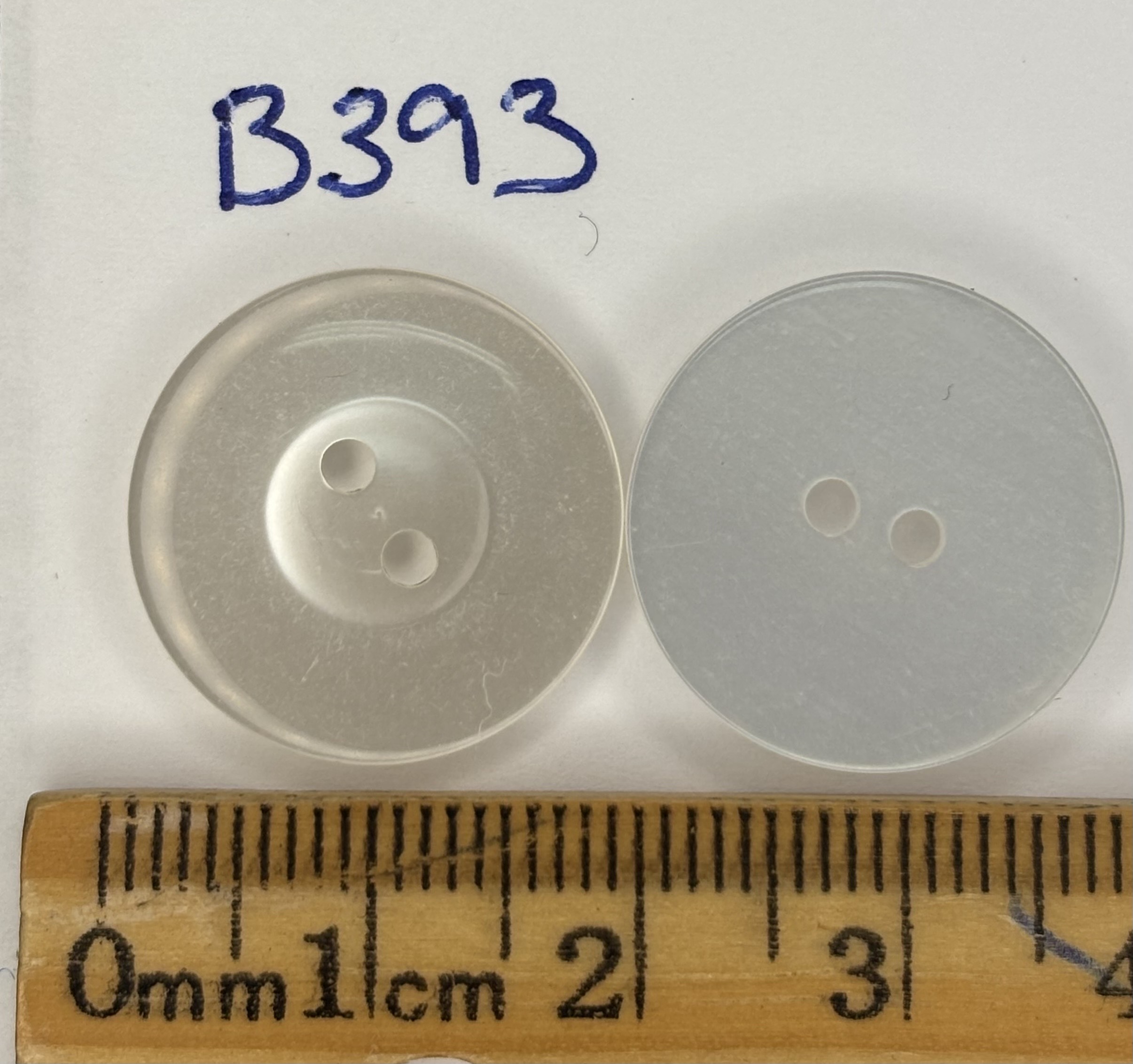 White Buttons B393 | Theatre Garage