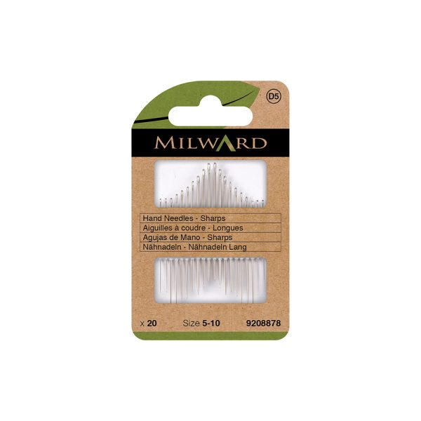 MILWARD GREEN Hand Needle Sharps #5-10 | Theatre Garage